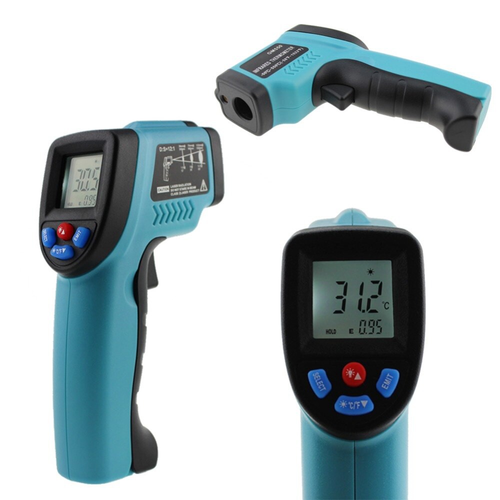 Digital Infrared Thermometer Non Contact IR Laser Temperature Gun GM55 ... Digital Infrared Thermometer Non Contact IR Laser Temperature Gun GM55 ...